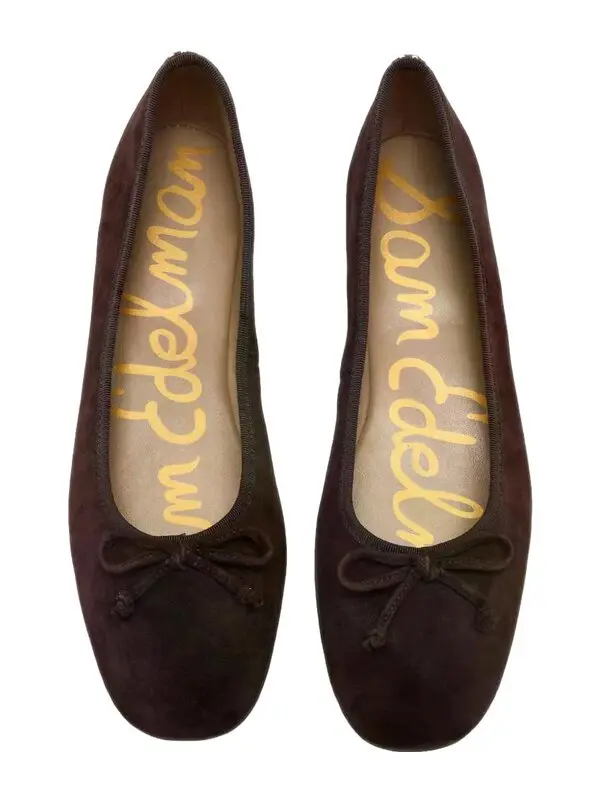 Sam Edelman Alie Suede Ballet Flats - Brown