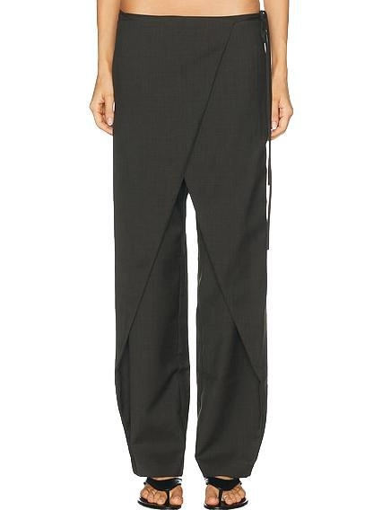 ST. AGNI Wrap Rouleau Pant - Umber