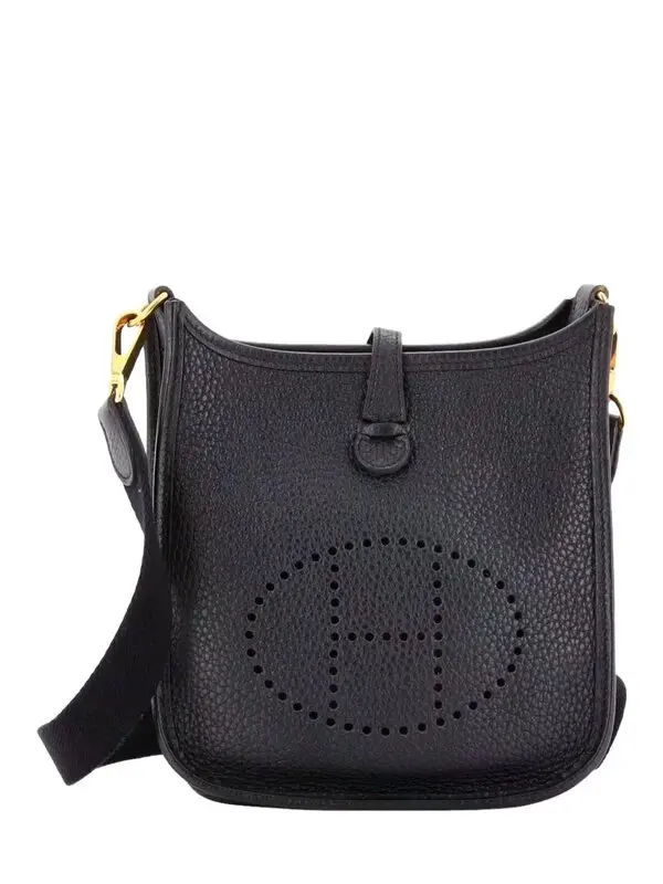 Hermès Evelyne Bag Gen Iii Clemence Tpm Crossbody Bag - Black