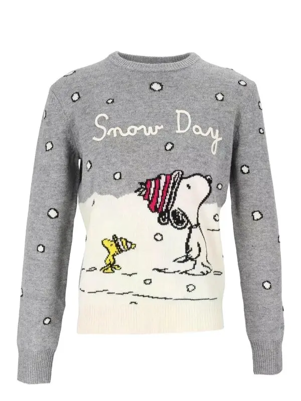 MC2 SAINT BARTH X Peanuts Intarsia-knit Sweater - Grey