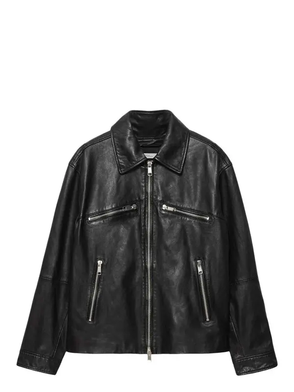 ALLSAINTS Lambskin Vegason Jacket - Black
