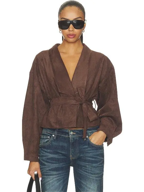 Lioness Ritz Jacket In . Also - Brown