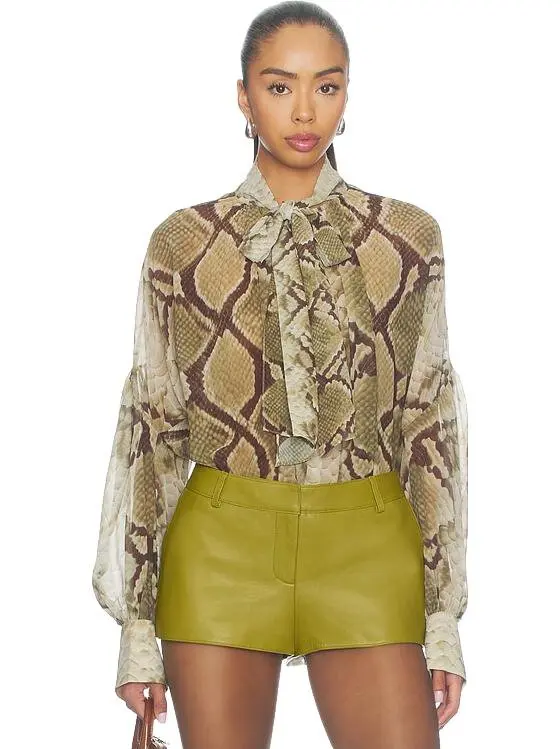 Retrofete Maika Chiffon Blouse In . Also - Multi