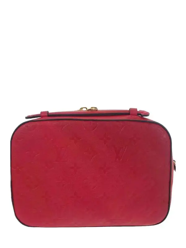 LOUIS VUITTON 2015-2026 Monogram Empreinte Saintonge Crossbody Bag - Red