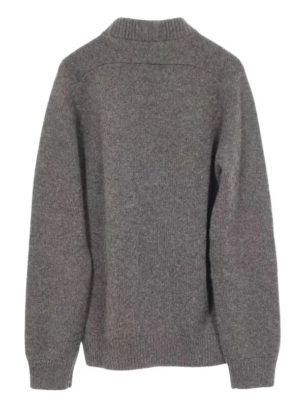 Saint Laurent 2010s Mock-neck Sweater - Grey