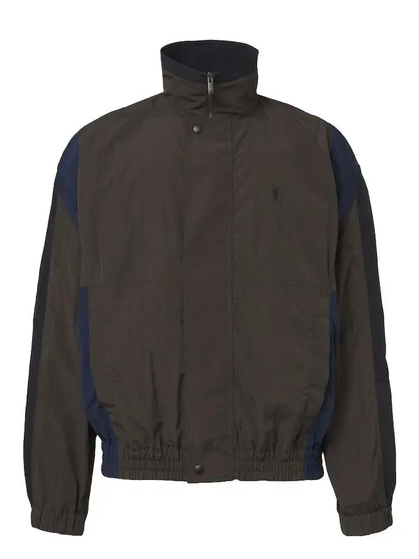 Saint Laurent Cassandre Faille Jacket - Brown