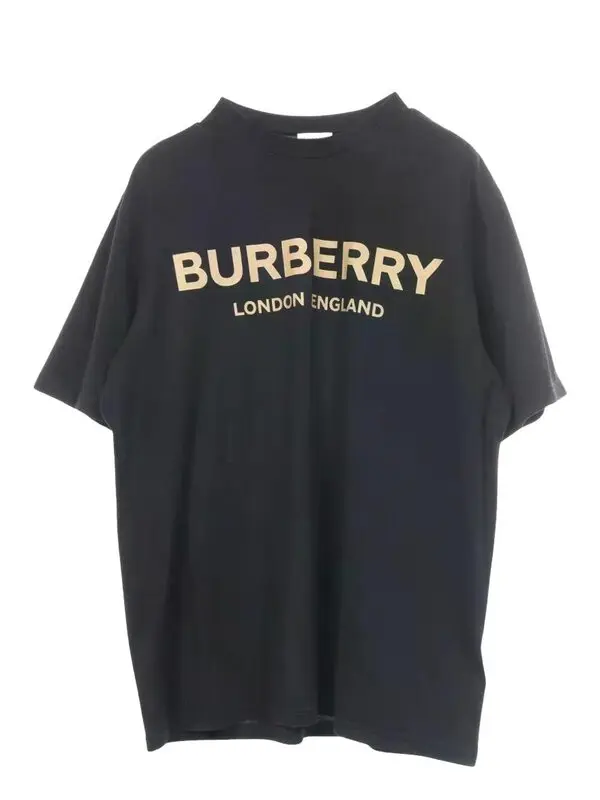 Burberry 2010s Ellison Logo-print T-shirt - Black