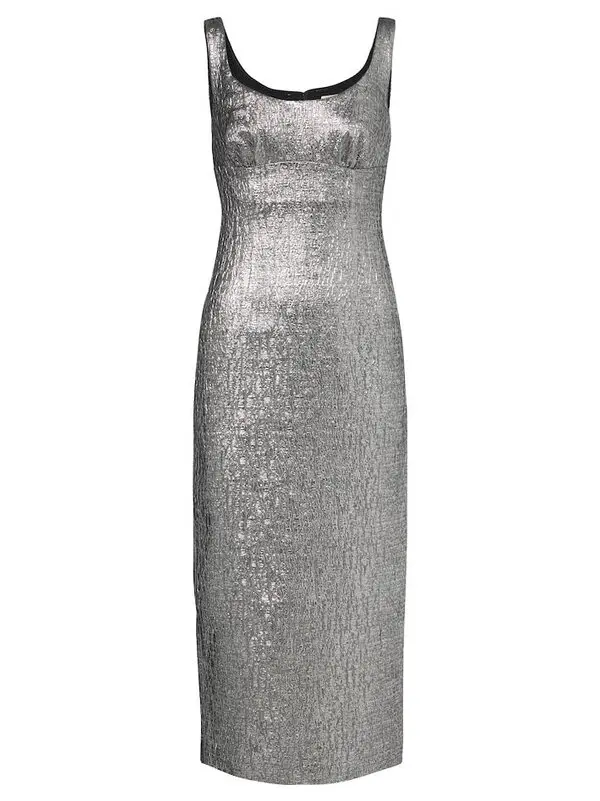 Roland Mouret Jacquard Corset Dress - Silver