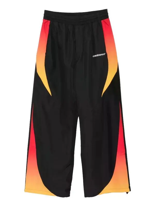 Casablanca Gradient-print Logo-print Track Pants - Black