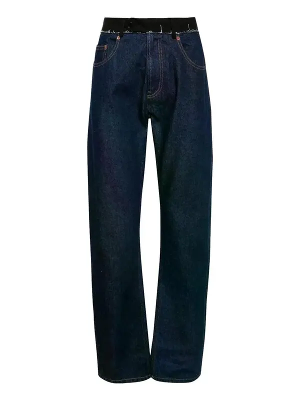 MAISON MARGIELA Mid-rise Straight-leg Jeans - Blue