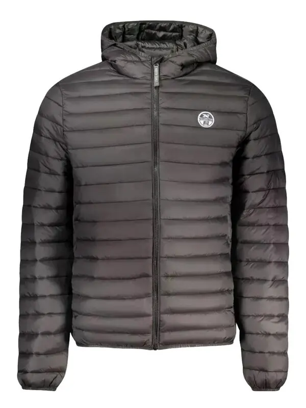 NORTH SAILS Quilted Hooded Jacket - Black