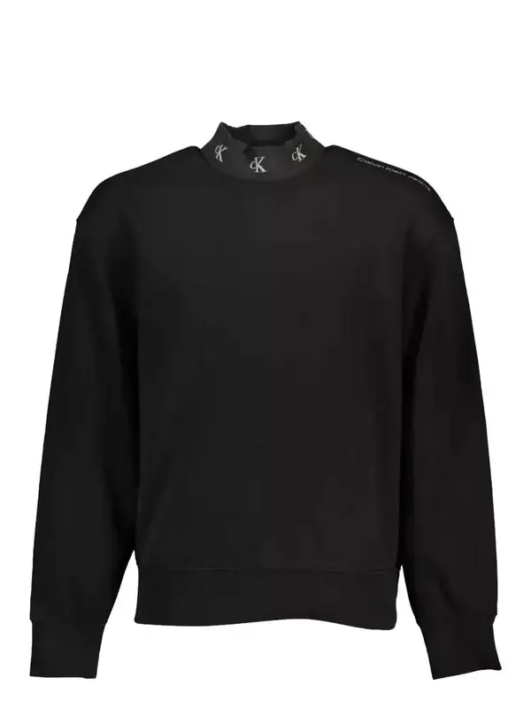 Calvin Klein Mock-neck Sweatshirt - Black
