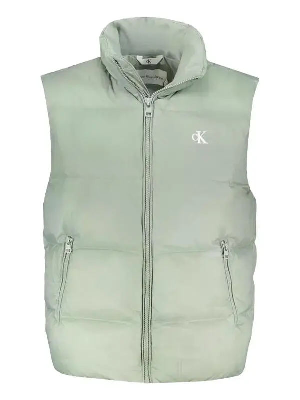 Calvin Klein Quilted Puffer Vest - Green