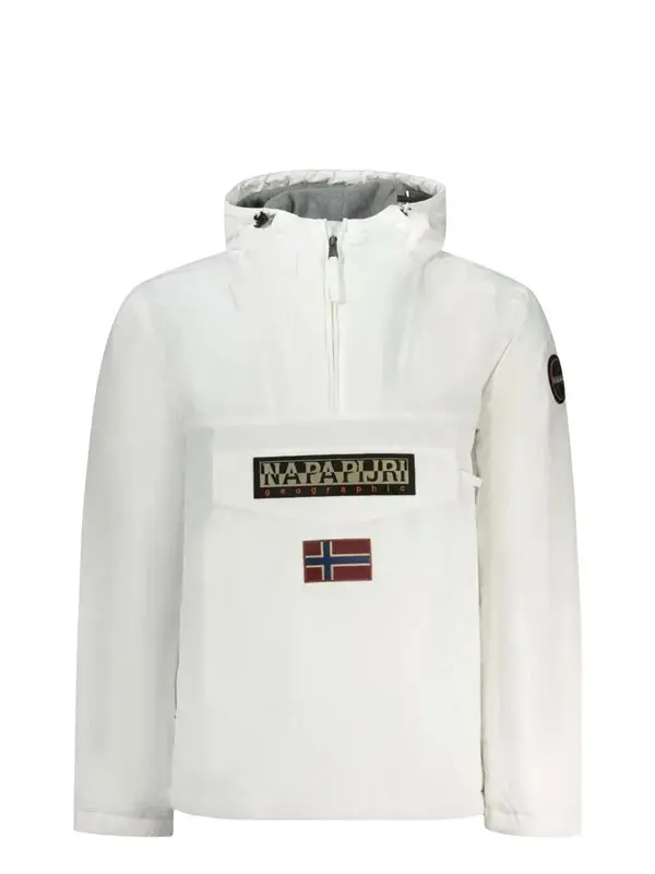 NAPAPIJRI Rainforest Logo-patch Hoodie - White
