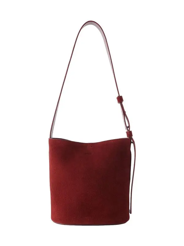 LIÉ STUDIO Paula Suede Tote - Red