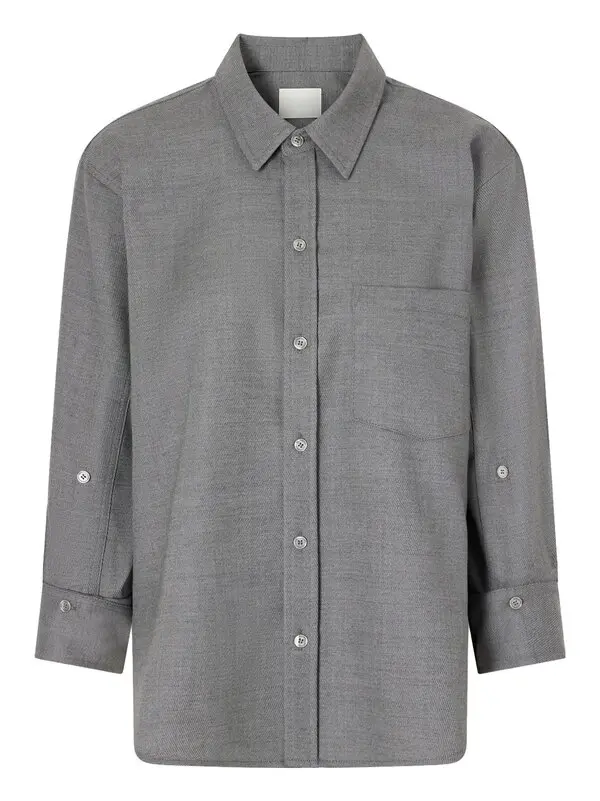 Citizens Of Humanity Kayla Wool Shirt - Gray