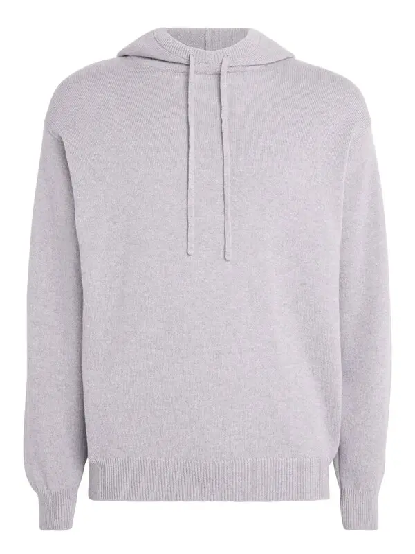 Harrods Cashmere Hoodie - Grey