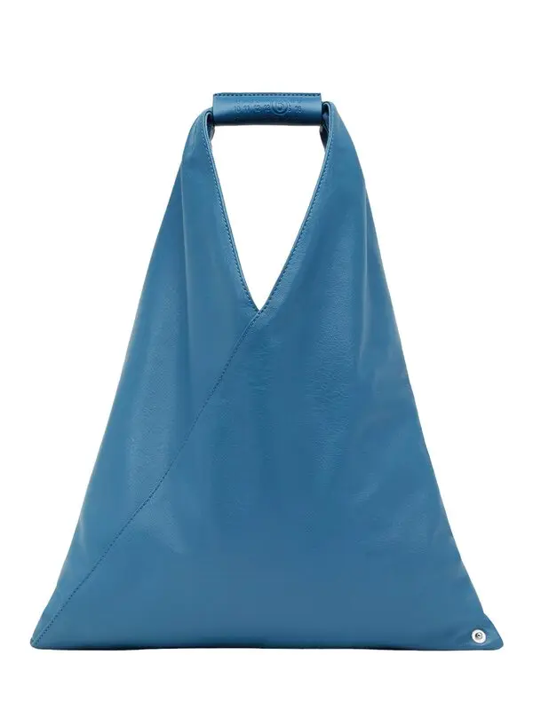 MAISON MARGIELA Japanese Classic Small Faux Leather Handbag - Blue