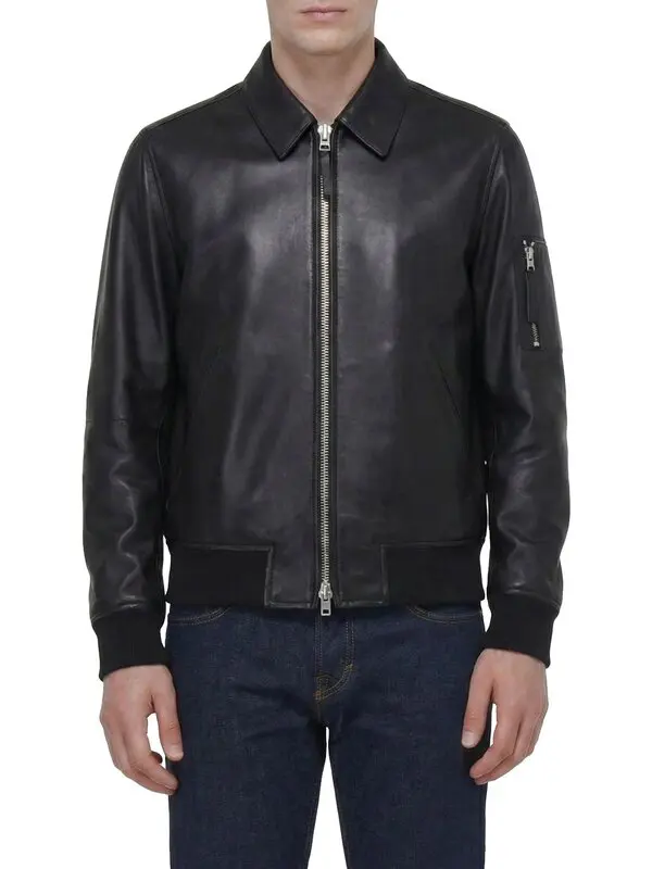 TOM FORD Leather Jacket - Black