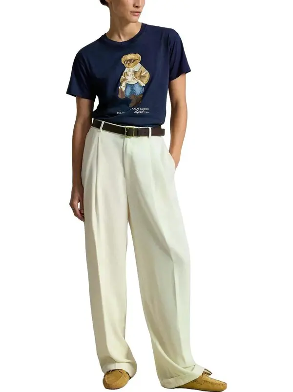 Polo Ralph Lauren Winter Polo Bear Cotton Jersey T-shirt - Blue