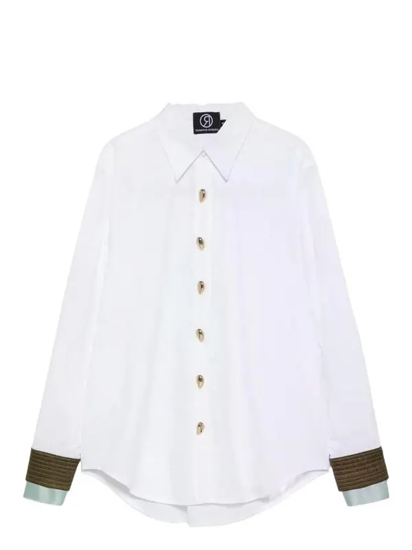 ROSANNA OCAMPO Lou Lou Jour Shirt - White