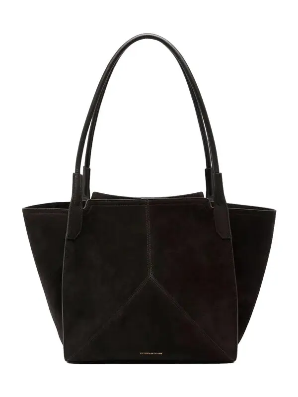 Victoria Beckham Suede Tote Bag - Brown