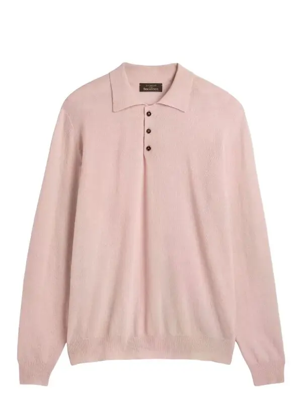 SLOWEAR Flexcashmere Polo Shirt - Pink