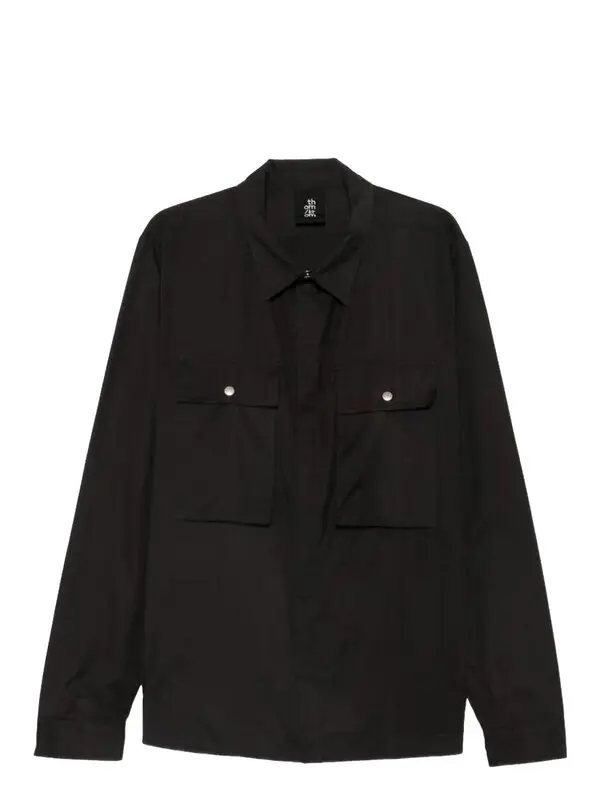 THOM KROM Flap-pocket Long-sleeve Shirt - Black