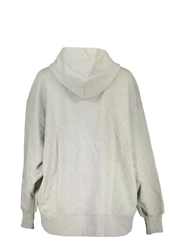 Calvin Klein Logo-patch Zip-up Hoodie - Grey