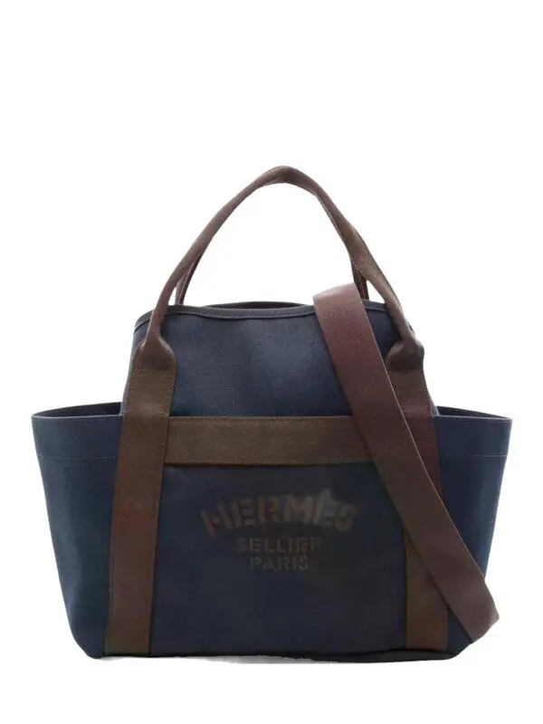 Hermès 2019 Panasage Groom Tote Bag - Blue
