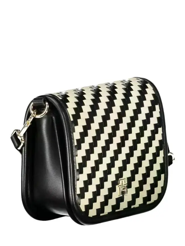 Tommy Hilfiger Julia Check-pattern Shoulder Bag - Black