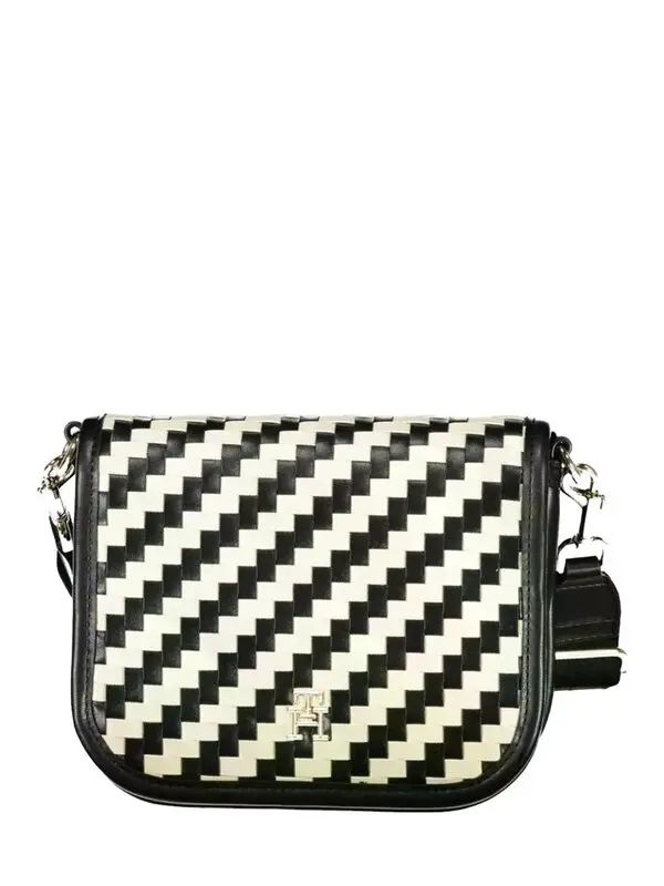 Tommy Hilfiger Julia Check-pattern Shoulder Bag - Black