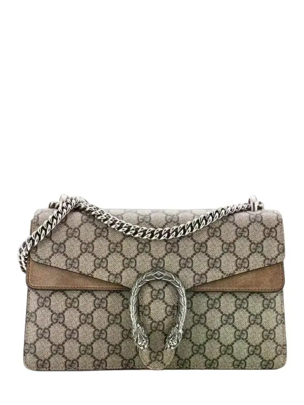 Gucci Dionysus Bag Gg Coated Canvas Small Shoulder Bag - Brown