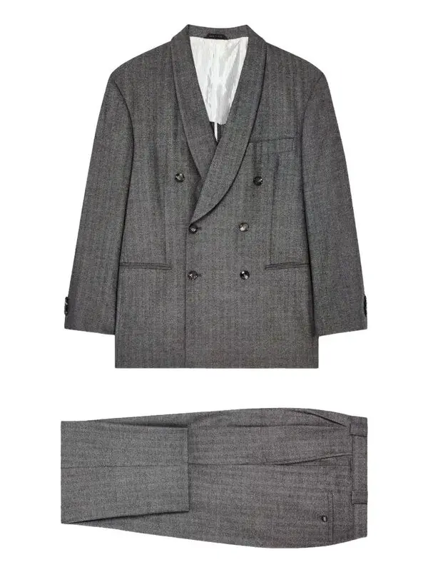 Giorgio Armani Double-breasted Suit - Grey