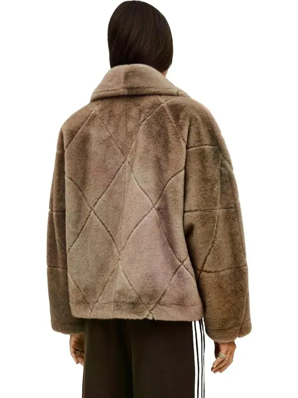 Ba&sh Pinie Button Quilted Jacket - Brown