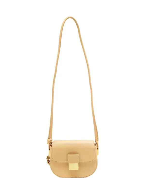 Bottega Veneta 2023 Mini Desiree Leather Cross Body Bag - Neutrals