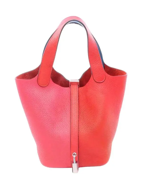 Hermès 2021 Picotin Lock Casaque Handbag - Red