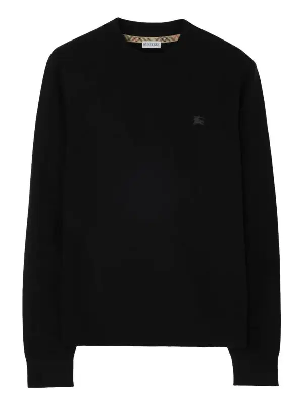 Burberry Cashmere Blend Sweater - Black