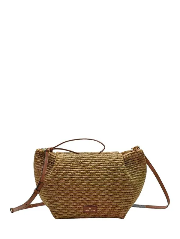 LA PORTEGNA Marta Yute Shoulder Bag - Neutrals