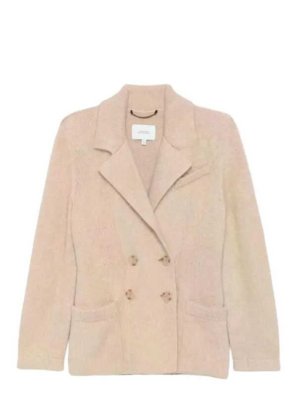 Dorothee Schumacher Double-breasted Knitted Jacket - Neutrals