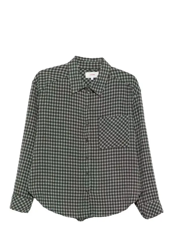 Xirena Jordy Gingham-check Shirt - Green