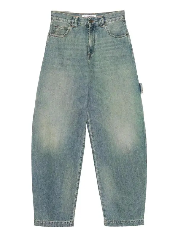 DARKPARK Audrey Faded-effect Hammer-loop Jeans - Blue
