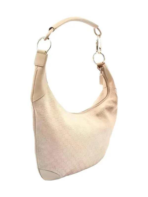 Gucci 2000s G Pattern Shoulder Bag - Neutrals