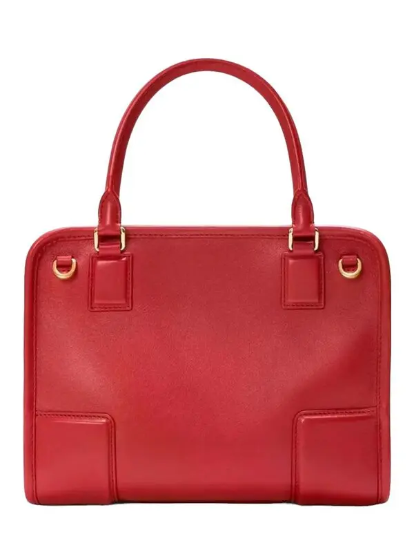 Loewe Small Amazona 180 Leather Tote Bag - Red