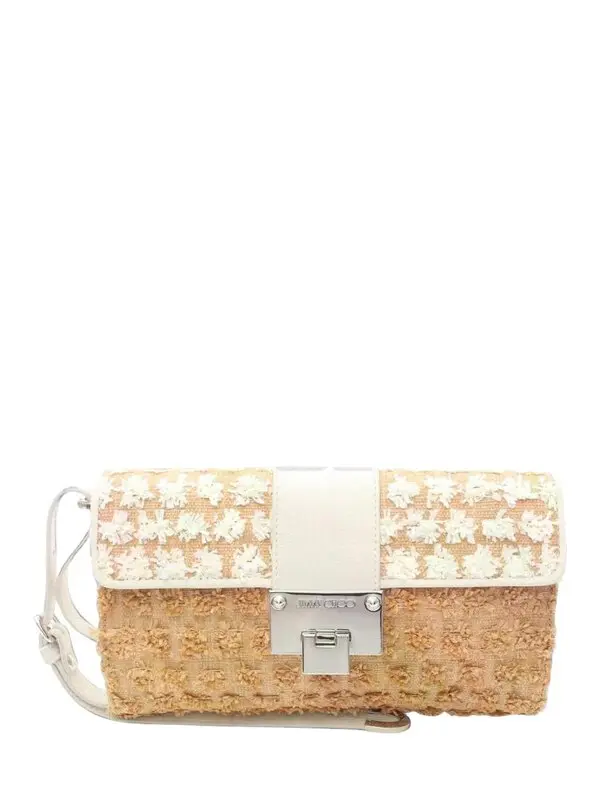 JIMMY CHOO 2000s Straw Clutch Bag - Neutrals