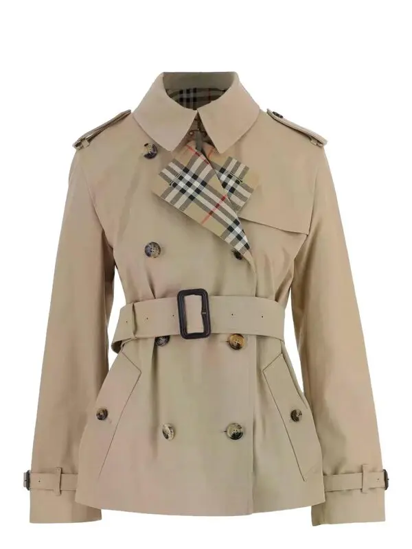Burberry Garbardine Lakefield Trench Jacket - Neutrals