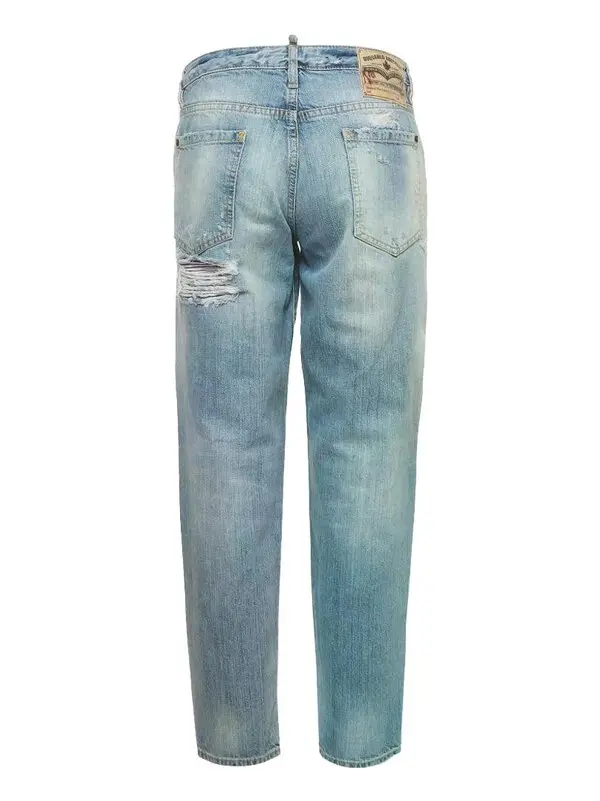 Dsquared2 Distressed Five-pocket Jeans - Blue