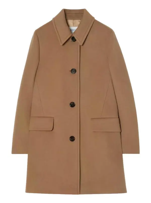 Burberry Wool Cashmere Gosford Tailored Coat - Brown