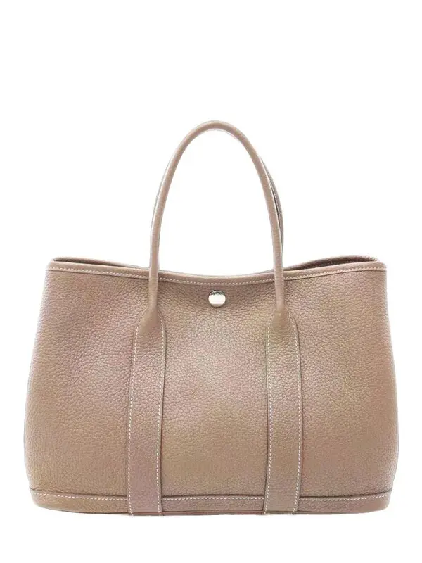 Hermès 2025 Tpm Garden Party Tote Bag - Neutrals