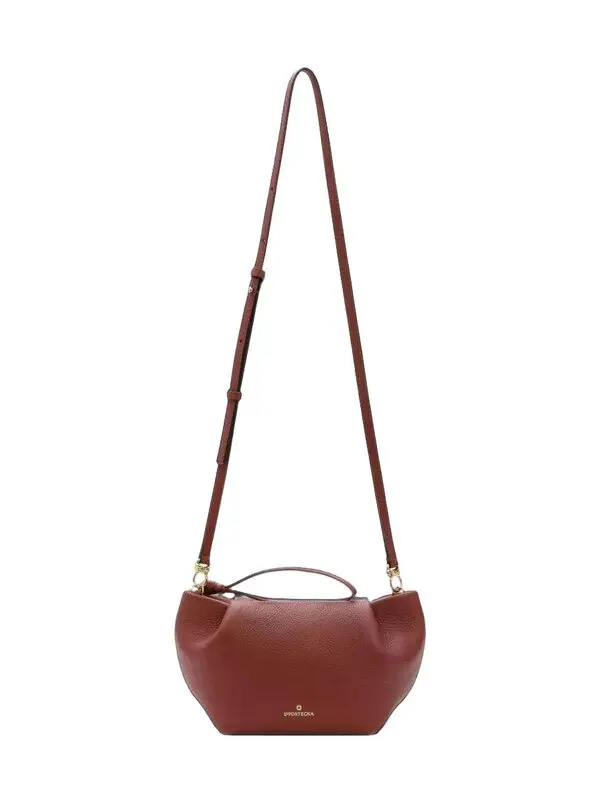 LA PORTEGNA Martita Leather Cross Body Bag - Red